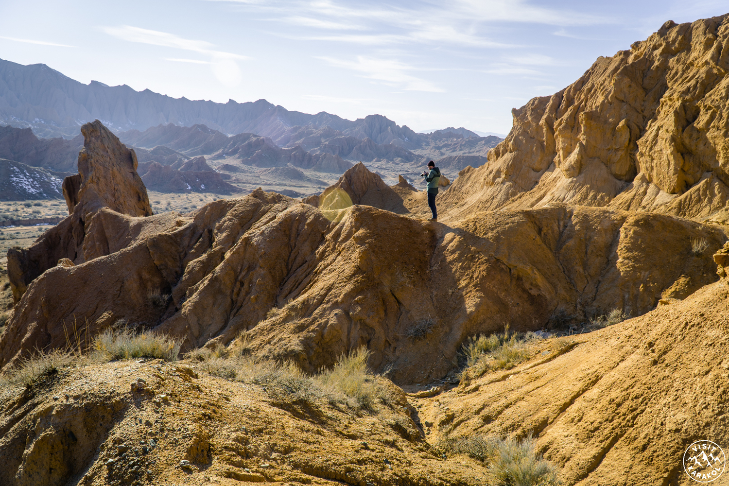 Mars Canyon in Issyk-Kul region, Kyrgyzstan